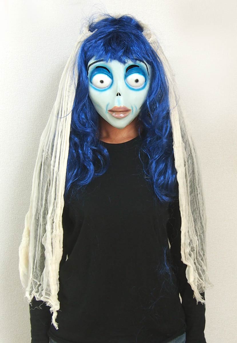 TIM BURTON'S CORPSE BRIDE コープス ブライド EMILY MASK エミリー ラテックスマスク フルマスク